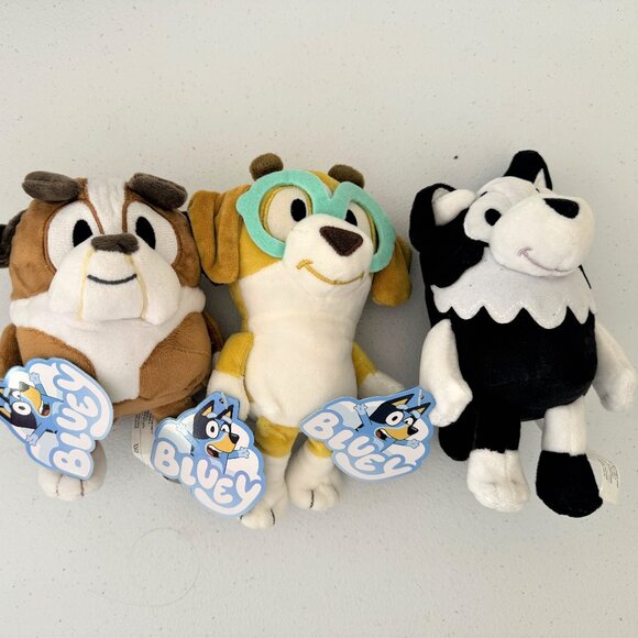 Bluey | Toys | Bluey Friends Winton Honey And Mackenzie Stuffed Toys For Kids | Poshmark